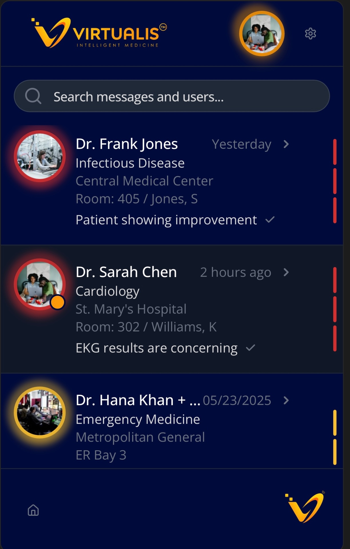 Virtualis - AI-Powered Clinical Communication Platform